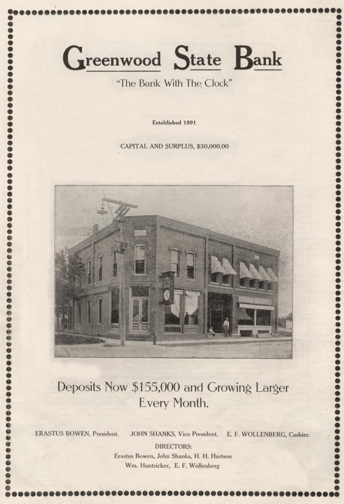 Greenwood, Clark County, Heart of Wisconsin, 1915 History by Granton News